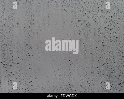 Rain Drops On Window. Atmospheric Effect With Raindrops Stock Photo - Alamy