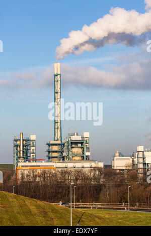 Currenta disposal center at Bayer Leverkusen Chempark - Bürrig, sewage ...