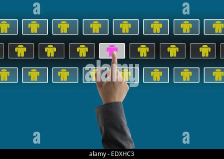 electronic business recruitment process for workforce human resource ...