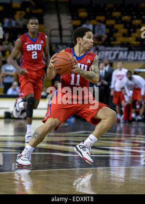Orlando, FL, USA. 11th Jan, 2015. UCF Knights forward Dylan Karell (15 ...
