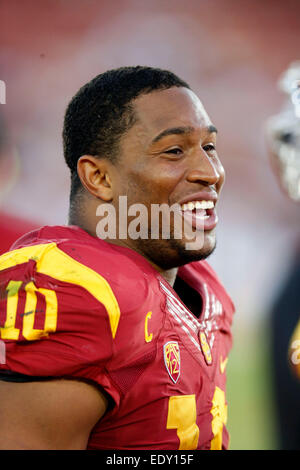 October 4, 2014: USC Trojans linebacker Hayes Pullard (10) during the ...