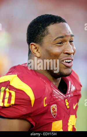 October 4, 2014: USC Trojans linebacker Hayes Pullard (10) during the ...