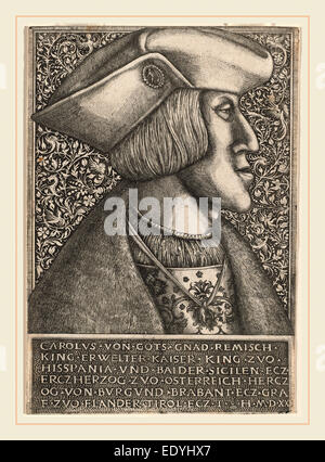 Hieronymus Hopfer, German (active c. 1520-1550 or after), Charles V ...