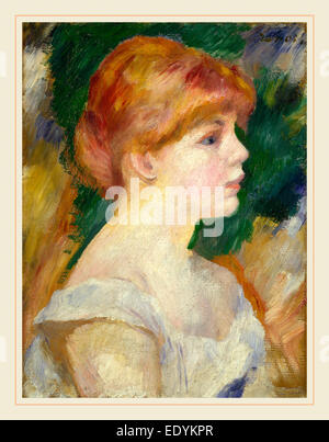 Suzanne Valadon, by Auguste Renoir, 1885, French impressionist painting ...