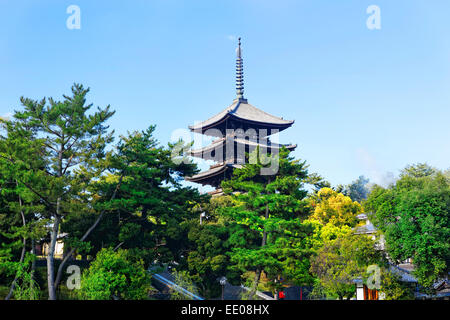 The wooden tower of Tō-ji Temple in Kyoto, Japan is the largest Stock ...