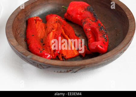 Roast red Peppers Stock Photo - Alamy