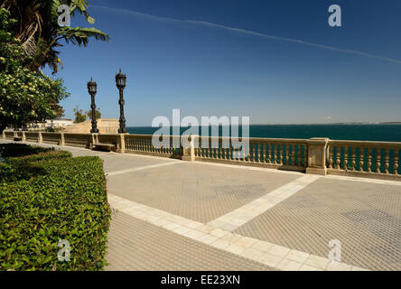 View across the Bay of Cadiz from Alameda de Apodaca, Spain Stock Photo ...