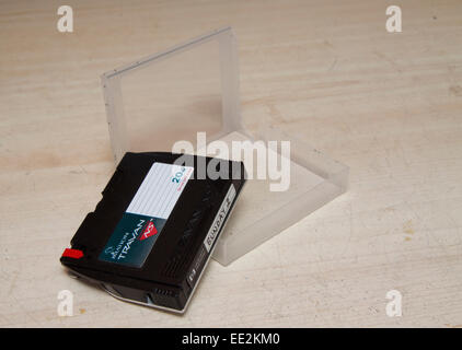 20 Giga byte tape streamer cartridge labeled Monday Stock Photo - Alamy