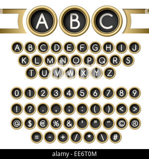 Alphabet keyboard buttons. Keyboard abc, alphabet button, text computer ...