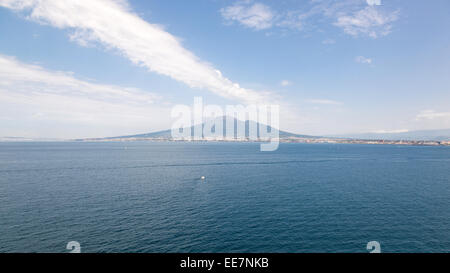 Nice view of the volcano Mount Vesuvius from terrace Stock Photo - Alamy