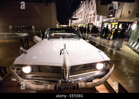 Museum display of Webb Pierce Pontiac Bonneville at the Country Music ...