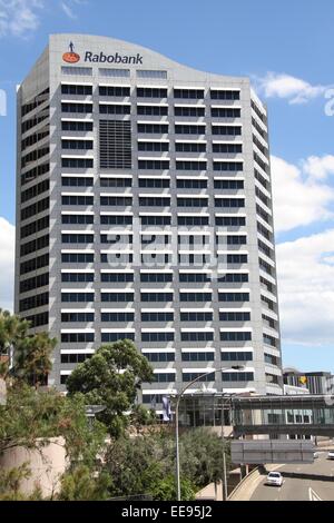 Sydney, Australia. 14 January 2015. The Rabobank building, Sydney Stock ...