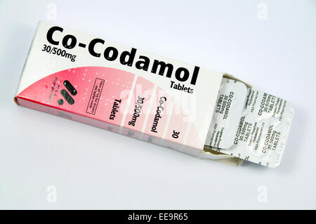 Pack of Co Codamol pain relief tablets Stock Photo - Alamy