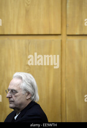 Essen, Germany. 15th Jan, 2015. Art consultant Helge Achenbach waits ...