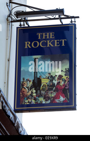 The Rocket Pub Stock Photo - Alamy