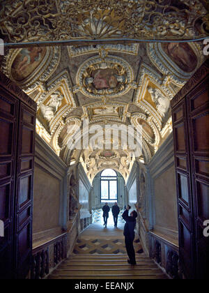 The golden staircase inside the Doge's Palace in Venice Stock Photo - Alamy