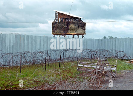 LONG KESH INTERNMENT CAMP, LISBURN, NORTHERN IRELAND - JUNE1972. Was ...