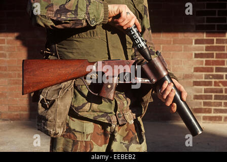 WEAPONS OF ULSTER - FEBRUARY 1972. Rubber Bullet Gun used by the ...