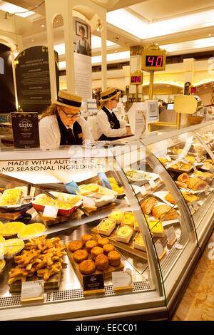 Charcuterie in the Harrods Food Hall, London, England, UK Stock Photo ...