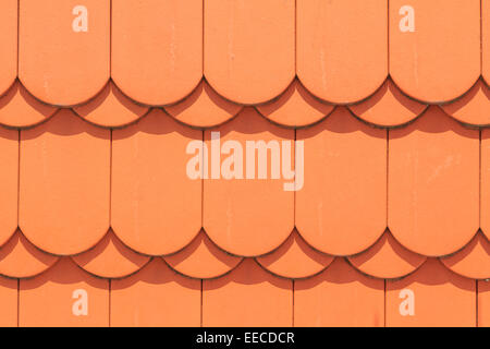 Rounded roof tiles Stock Photo - Alamy
