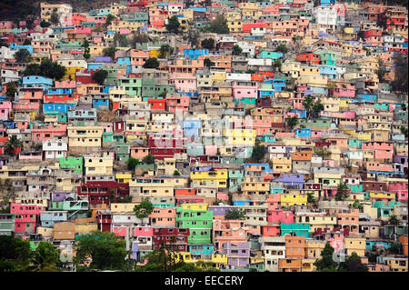 Haiti, Port au Prince, slum Jalousie Stock Photo - Alamy