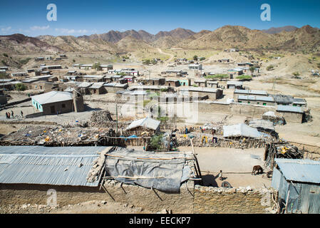 Aerial view of Berhale, Danakil desert, Afar, Ethiopia Stock Photo - Alamy