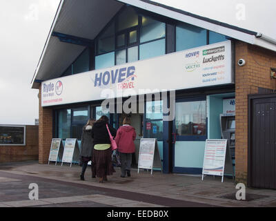 The Hover travel, hovercraft, terminal in Southsea, Portsmouth, England ...