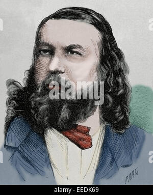 Theophile Gautier (1811-1872). French poet, dramatist, journalist, and ...