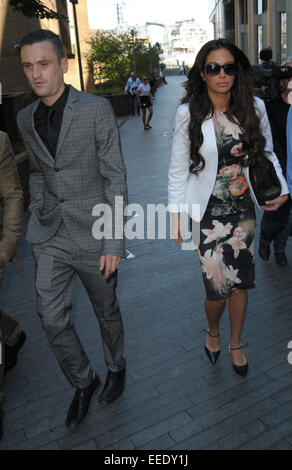 Tulisa outside Southwark Crown Court Featuring: Tulisa Contostavlos ...