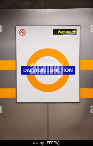 Dalston Junction overground station London Stock Photo - Alamy