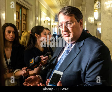 Adviser to the Minister of Internal Affairs of Ukraine Vadym Denysenko ...