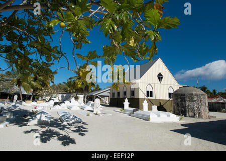 Cook Islands. Palmerston Island. Current population of 62 people, who ...