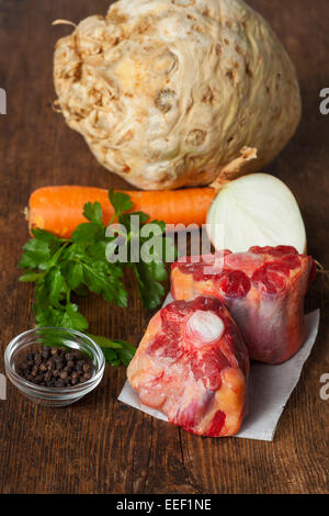 Raw Ox Tail Stock Photo - Alamy