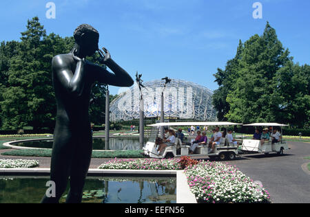 THE CLIMATRON MISSOURI BOTANICAL GARDEN ST LOUIS A GEODESIC DOME ...