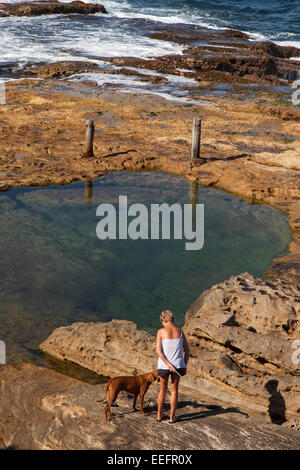 Ivor Rowe Rockpool, South Coogee, Sydney, NSW, Australia Stock Photo ...