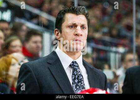 Carolina Hurricanes' head coach Rod Brind'Amour speaks at a news ...