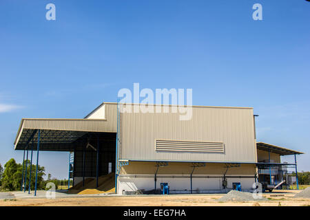 Traditional storage of grain rice paddy, Tamil Nadu, South India, India ...