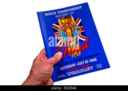 Football Programme: 1966 World Cup Final, England v West Germany, 30th ...