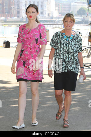Sophie Ellis Bextor and her mother Janet Ellis outside ITV Studios ...