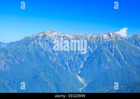 Mt. Kasagatake seen from Mt. Yakedake, Gifu, Japan Stock Photo - Alamy