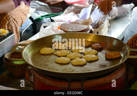 Kanom Babin Thai dessert style pancake made from coconut Stock Photo ...