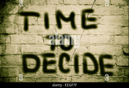 Time to decide Stock Photo - Alamy