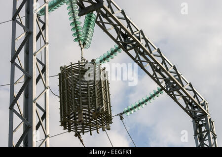Elements of high voltage electrical equipment Stock Photo - Alamy