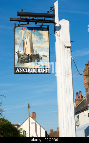The Anchor Bleu Public House, Bosham, West Sussex Stock Photo - Alamy