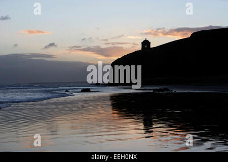 Downhill Beach, location for Dragonstone in Game of Thrones Stock Photo ...