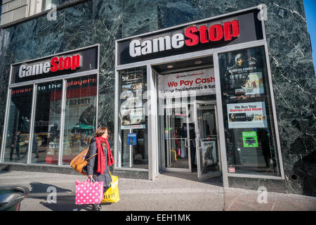 A Gamestop video game store on Fulton Street in Downtown Brooklyn in ...