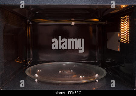 Modern empty microwave oven, closeup Stock Photo - Alamy
