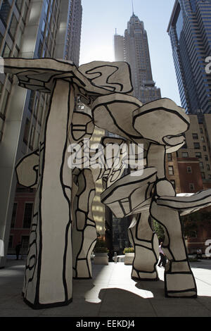 "A Group of Four Trees" modern sculpture by Jean Dubuffet at the Chase ...