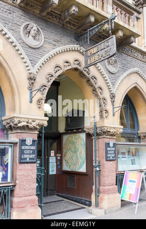 Library Museum and Art Gallery Hereford England Stock Photo - Alamy