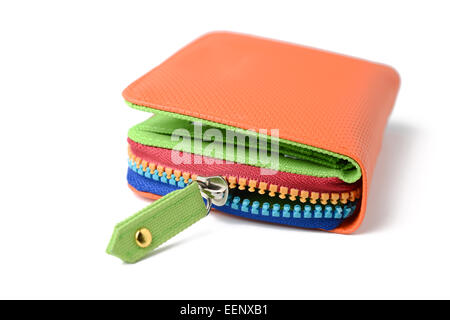 colorful wallet isolated on white Stock Photo - Alamy